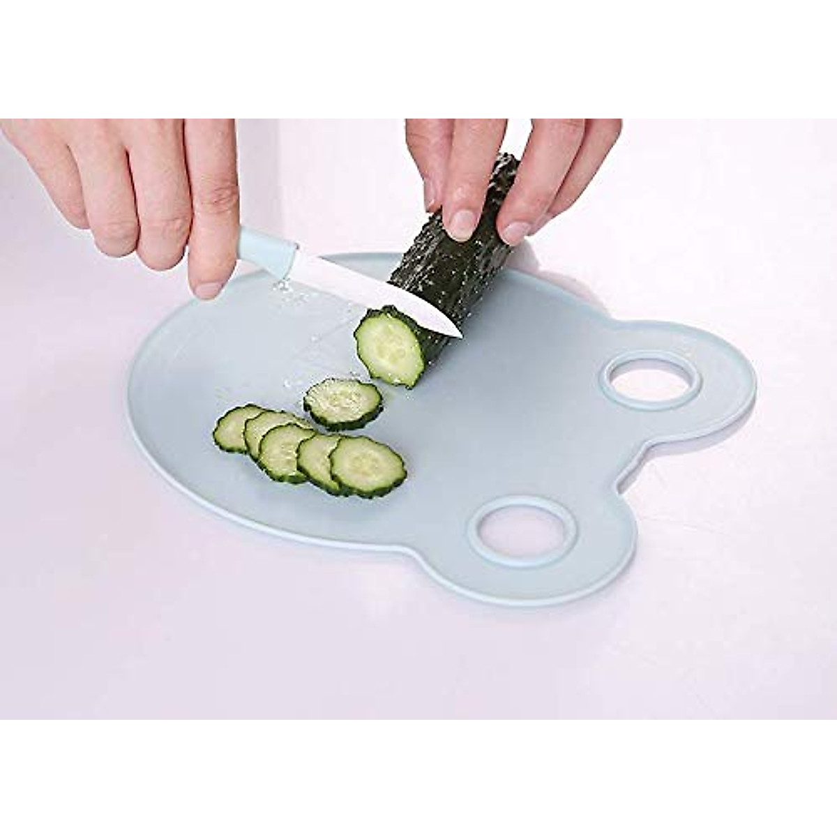 WOIWO 2 PCS Multi-Functional Kitchen Chopping Board Household Chopping Board Food Classification Chopping Board Fruit Chopping Board Place Mat