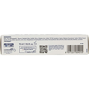 Biorepair: "Pro White" Whitening Toothpaste with microRepair - 2.5 Fluid Ounce (75ml) Tubes (Pack of 2) [ Italian Import ]