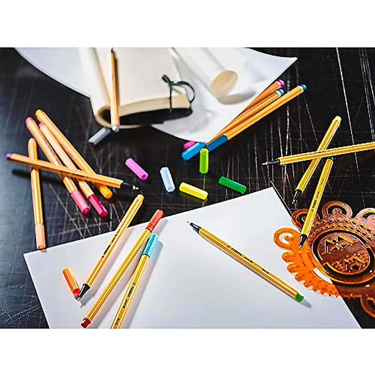 STABILO Fineliner point 88 ARTY - Wallet of 65 - Assorted Colors