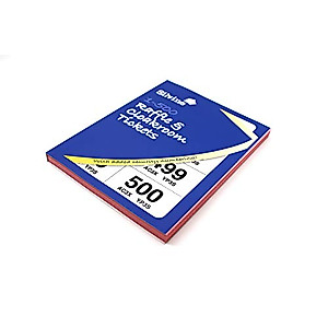 Silvine Cloakroom/Raffle Tickets, Numbered 1-500 with Security Numbering. Ref CRT5555, Single