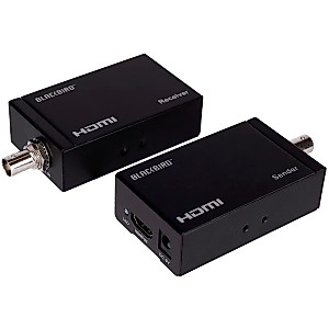 Monoprice HDMI Extender Over Coaxial Cable - Up to 328 Feet (100 Meters) 1080p@60Hz, 6.75Gbps Video Bandwidth, HDCP 1.1, for DVR and DVD Players - Blackbird PRO