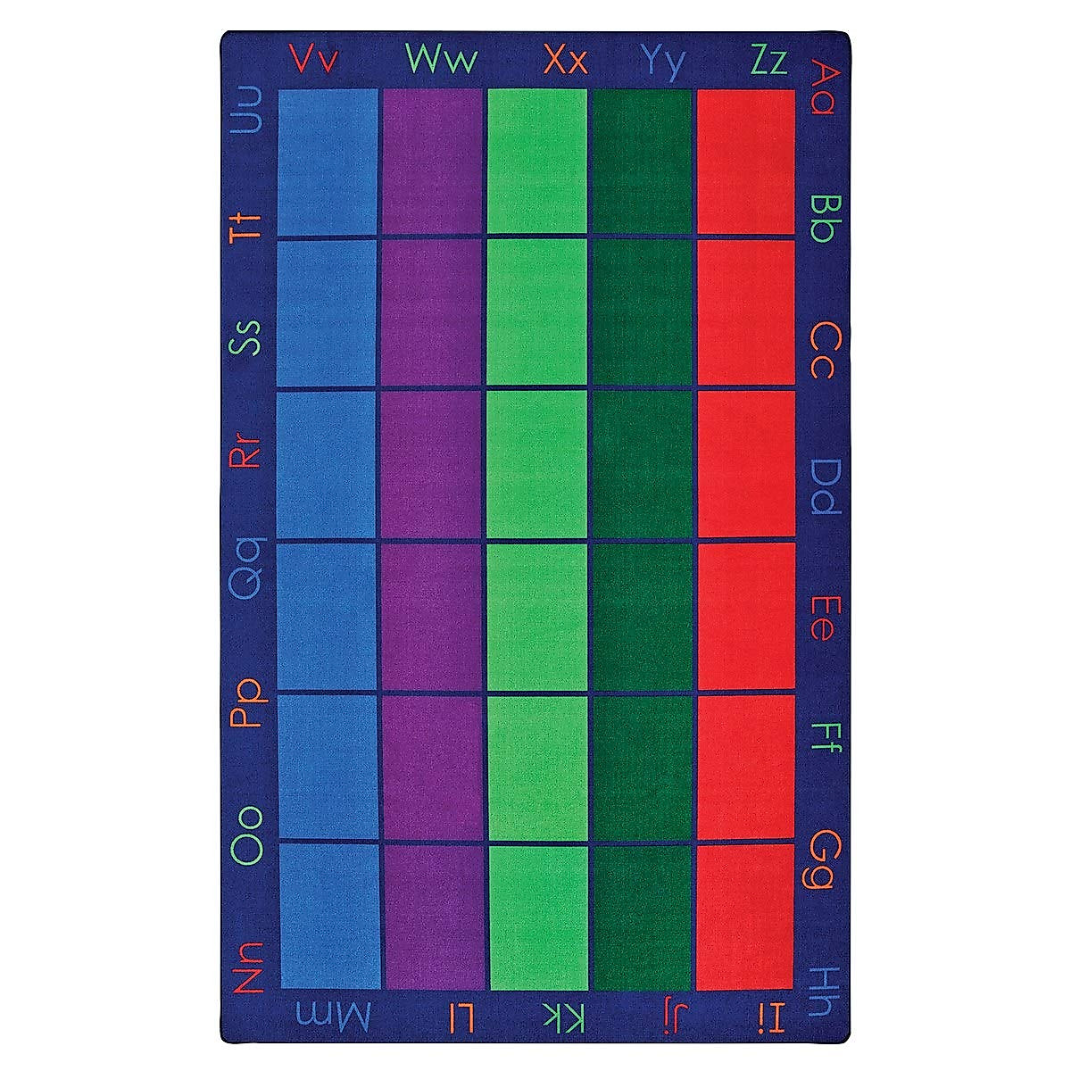 Carpets for Kids 8634 Colorful Seating Places Seating Classroom Rug 8ft 4in x 13ft 4in Rectangle Multi Color