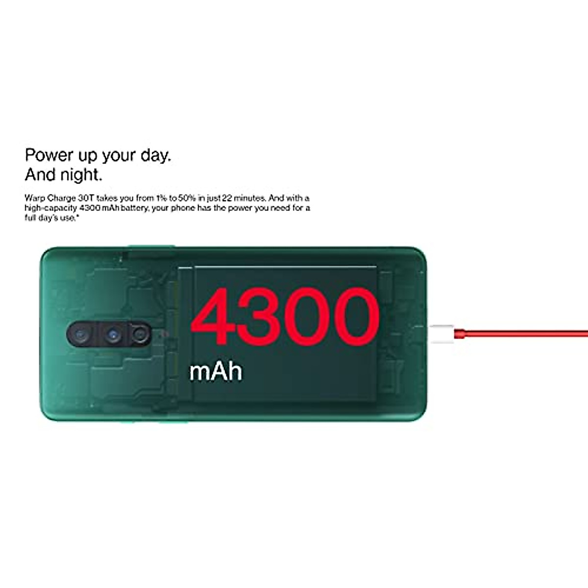 OnePlus 8 5G (128GB, 8GB) 6.55", 5G / 4G Volte T-Mobile Unlocked (Interstellar Glow)