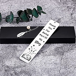 Thank You Appreciation Gift for Women Men Bookmark with Tassel for Coworker Colleague Employee Boss Christmas Day Gift for Male Female Friend Book Lover Teacher Birthday Wedding Valentines Day Present