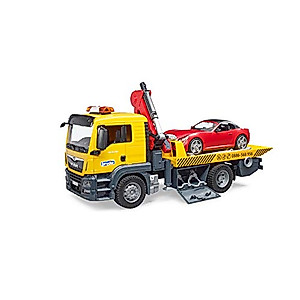 Bruder 03750 Man TGS Tow Truck Roadster and Light and Sound Module