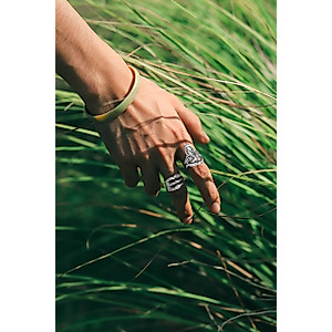 LiHan1028 10 Pieces of Vintage Punk Ring Dragon Snake Octopus Adjustable Ring