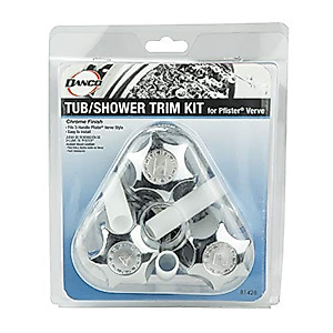 Danco 81428 Bathtub and Shower 3-Handle Remodel Kit for Price Pfister Tub/Shower Handle Restoration,(Pack of 3), Chrome