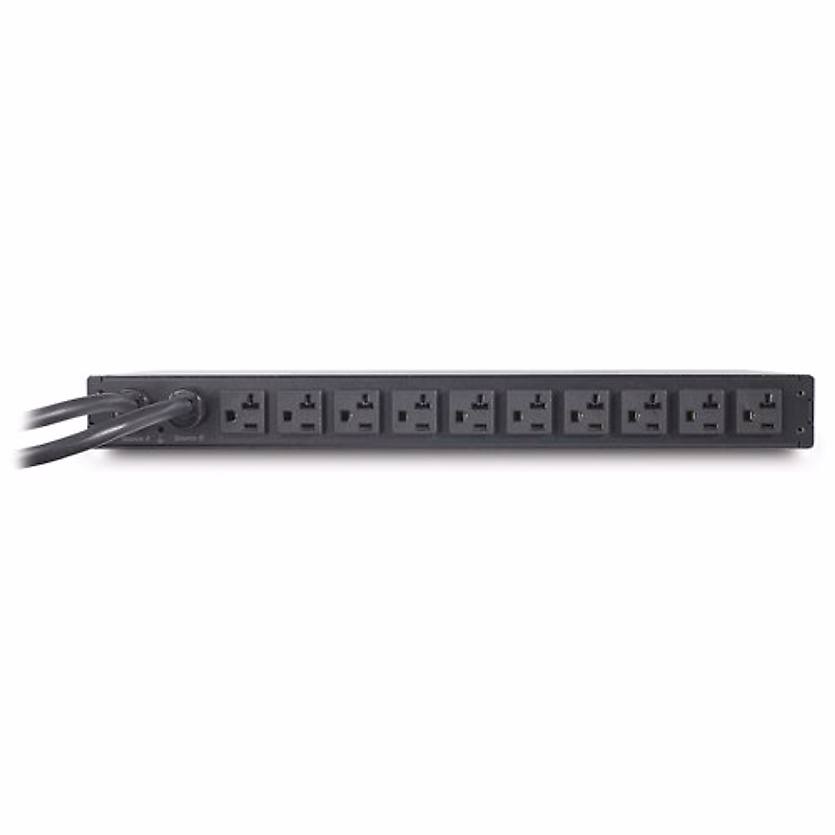 APC Rack ATS, Rack-Mount Transfer Switch 120V/20A, (10) 5-20R Outlets, (AP4452)