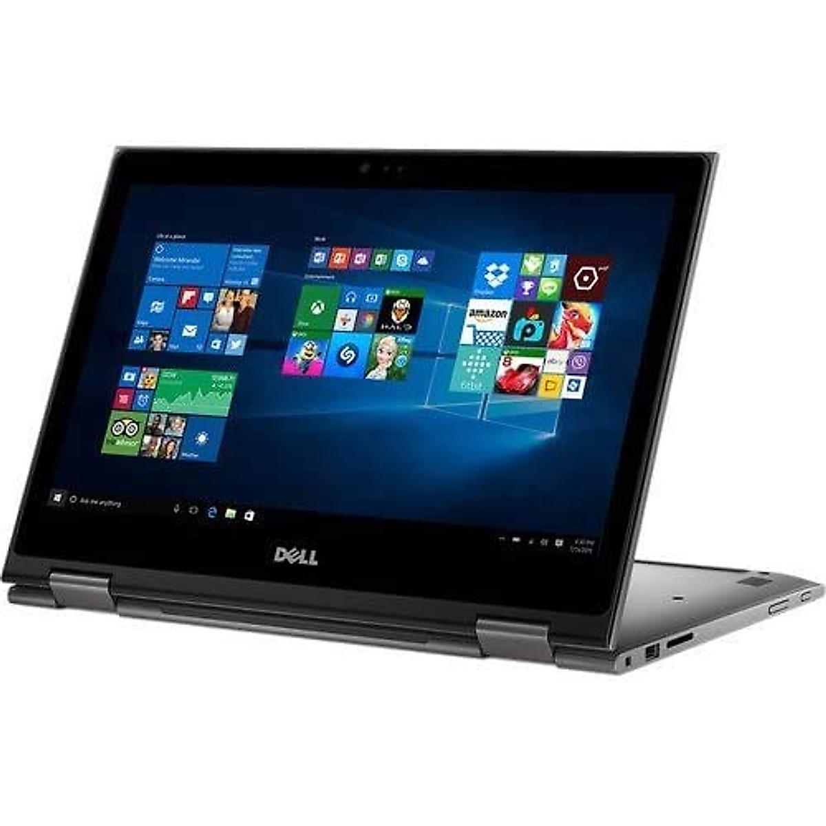Dell Inspiron 13.3 2-in-1 FHD(1920x1080) Touchscreen Convertible Laptop PC, Intel Core i7-6500U 2.5GHz, 8GB DDR4 SDRAM, 256GB SSD, Backlit Keyboard, Bluetooth, HDMI, Windows 10-Gray