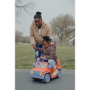 Bluey 6V Ride On Car for Toddlers - Interactive Electric Car for Kids with Sound Effects & Music, Riding Toy for Boys & Girls, Includes 6V Rechargeable Battery & Charger
