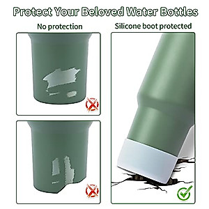 COMFORING 40oz Cup Accessories for Stanley Quencher Adventure Tumbler, Leak Proof Replacement Lid Silicone Boot Sleeve & Replacement Straw (3 PCS)
