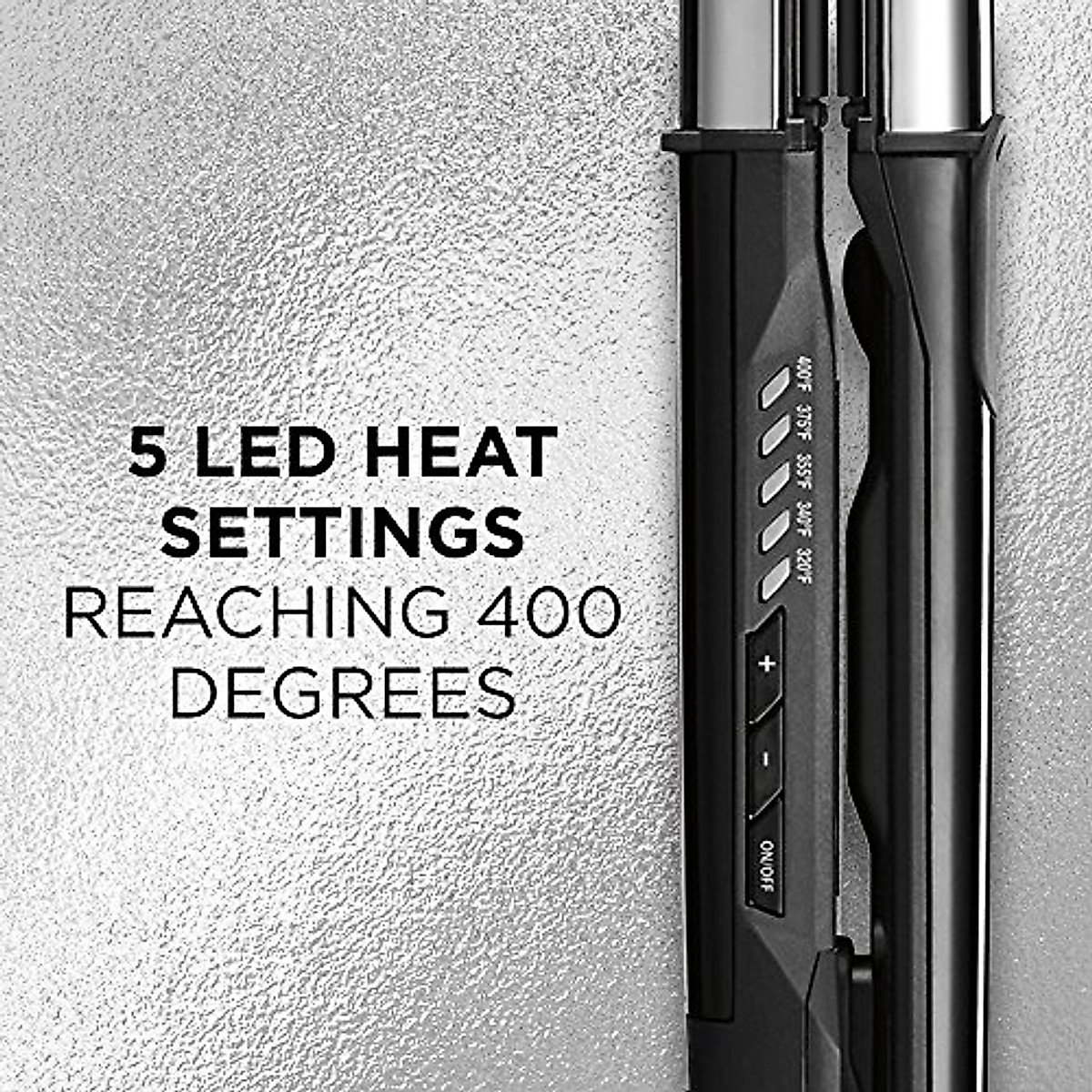 INFINITIPRO BY CONAIR 2-in-1 Styler; Curl or Straighten with 1 Tool; 1-inch; Black