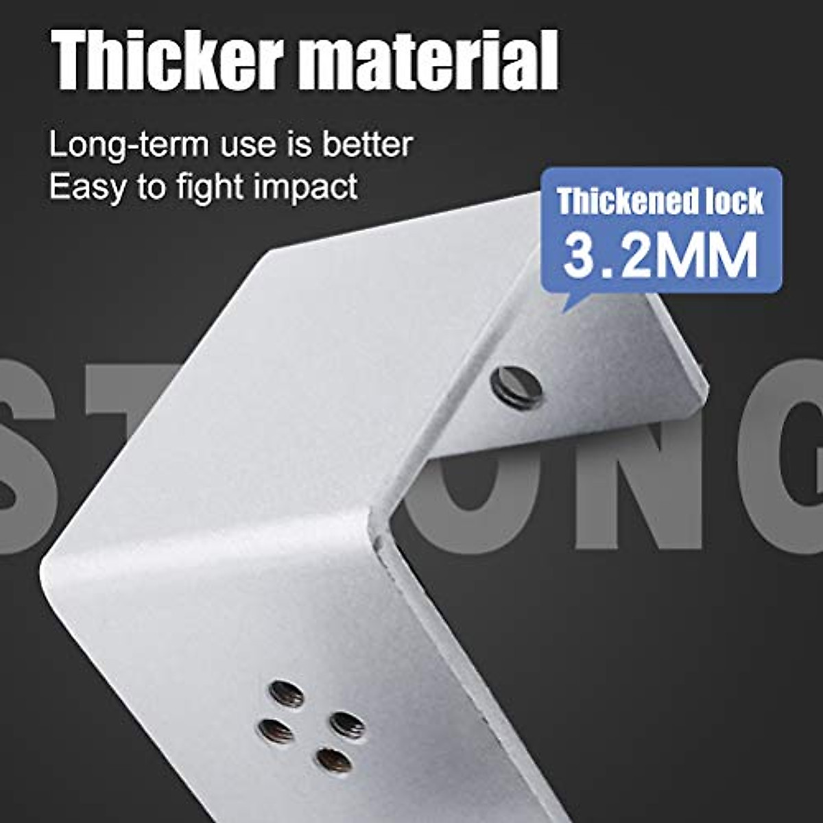 Hidyliu Desk Partition Clamp 2 Pack Partition Desk Mount Office Partition Clip, Office Partition Privacy Screen for Students Call Centers Offices Libraries Classrooms(silver)