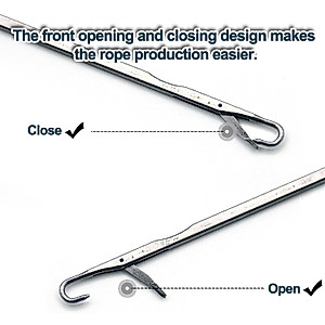 9KM DELIFE Reverse Latch Needle 6/7pcs for Assist Cord Fishing Rigging Needle Kit Tool Set Accessories Ring Splicing