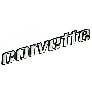 One Pc Corvette Rear Bumper Letter Emblems 3D Badges Late Replacement for 1976-1979 C3