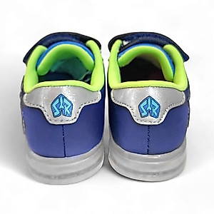 Bazillion Dreams Disney Toy Story Boy's Lighted Athletic Sneaker (Toddler), Blue, Size 6