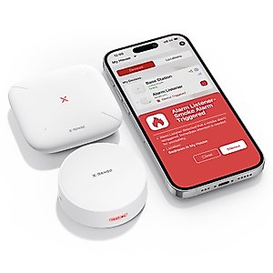 X-Sense Wi-Fi Listener for Smoke & Carbon Monoxide Detectors, Real-Time Alerts, Works with SBS50 Base Station (Included), Model SAL11
