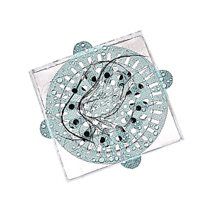 20PCS Drain Hair Catcher, Disposable Hair Stopper for Bathtub Drain Clear The Clog with Ease Shower Drain Hair Catcher Sticker Mesh Hair Drain Cover