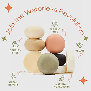 B.O.B BARS OVER BOTTLES Curl Defining Bundle | Moisturizing Shampoo Bar & Curl Definer & Leave-In Conditioner | Hair Care, Ideal Ph Balance | Natural, Vegan | Eco-friendly, Sustainable, Plastic Free