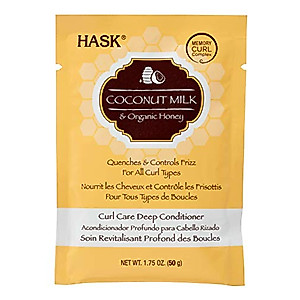 HASK Coconut Milk & Honey Curl Care Deep Conditioner - 1.75 Oz