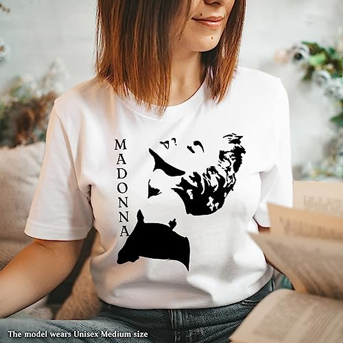 Ma.donna T-Shirt, Pop Music Shirt, Concert Tee, Get Better Soon Ma.donna Fans Tee, Ma.donna Costumes, 80s Glam Clothing, Retro 80s Vintage Music Tshirts