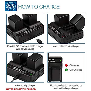 BM BP809 BP819 BP820 BP827 BP828 Dual Bay Battery Charger for Canon Vixia HF G70 HF G50 HF G60 XA40 XA45 XA50 XA55 HF G21 HFG30 HFG40 HG21 XA10 XA11 XA15 XA20 XA25 XA60 XA65 XA70 XA75 XF400 XF405