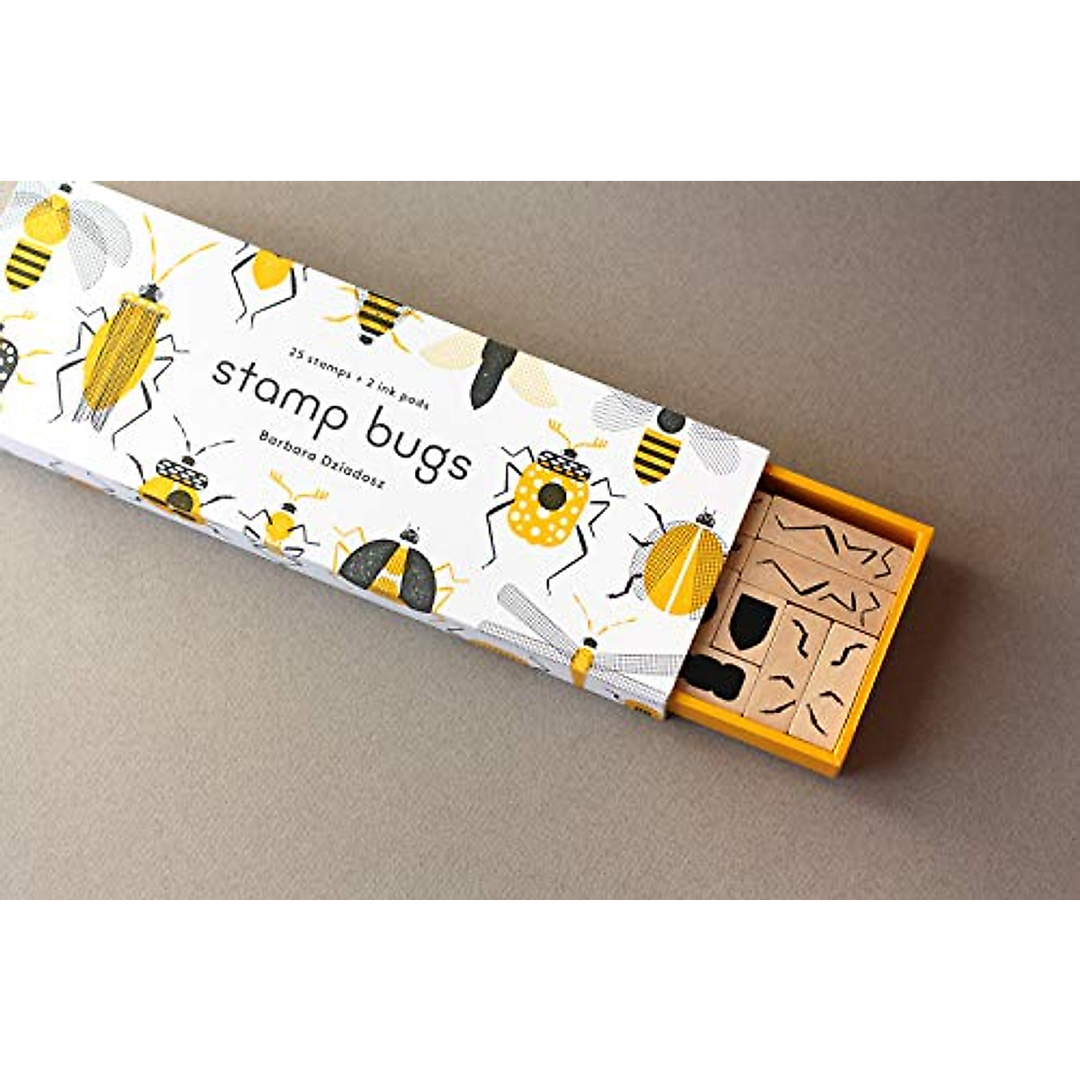 Stamp Bugs (25 stamps, 2 ink colors)