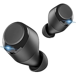 Tecno Wireless Bluetooth Earbuds with Microphone, CVC 8.0 Noise Cancelling Earbuds Wireless Bluetooth, Aptx Low Latency Earbuds Built in Mic, Waterproof Bluetooth Headphones Touch Control, BDE01