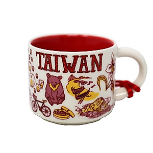 Starbucks Been There Series Taiwan Ceramic Demitasse Ornament Mug, 2 Oz