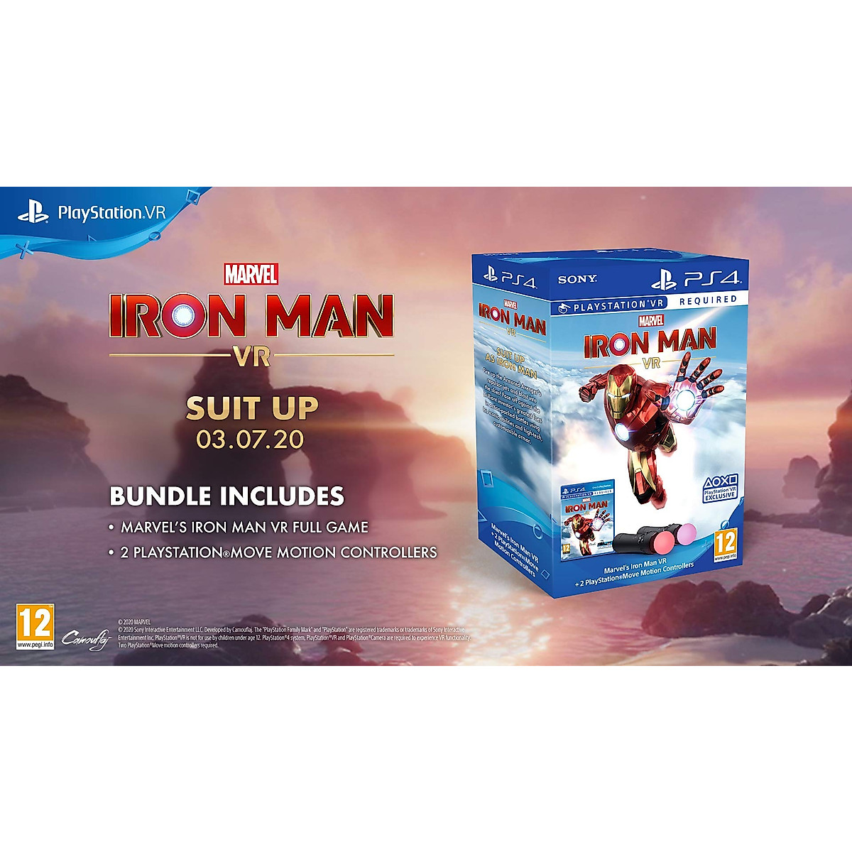 Marvel’s Iron Man VR PlayStation Move Controller Bundle (PSVR Required)