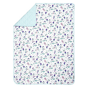 Trend Lab Quilted Jersey Baby Blanket, Mermaids