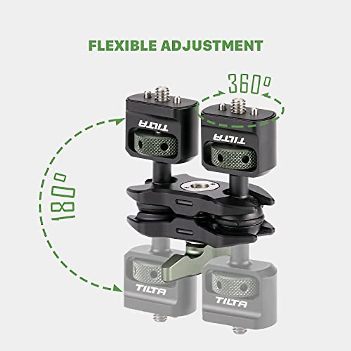 Tilta Mini Articulating Arm | Mount Camera Accessories with 1/4"-20 to 1/4"-20 (with Locating Pins) Connectors (Others Available Separately) | TA-MAA