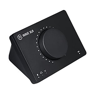 Elgato Wave XLR - Audio Mixer and 75 db Preamp for XLR Mic to USB-C, Control Interface with 48V Phantom Power, Tap-to-Mute, Digital Mixing Software for Streaming, Recording, Podcasting on Mac and PC