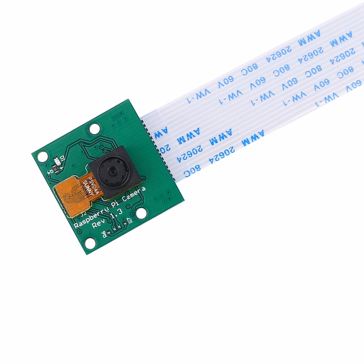 Unistorm Raspberry Pi 4/3 Camera Module, 5MP Webcam, 1080p/720p Video, Fixed Focus, USB Connection