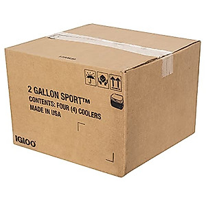 Igloo 2-Gallon Sport Beverage Cooler, Majestic Blue, Model Number: 31377