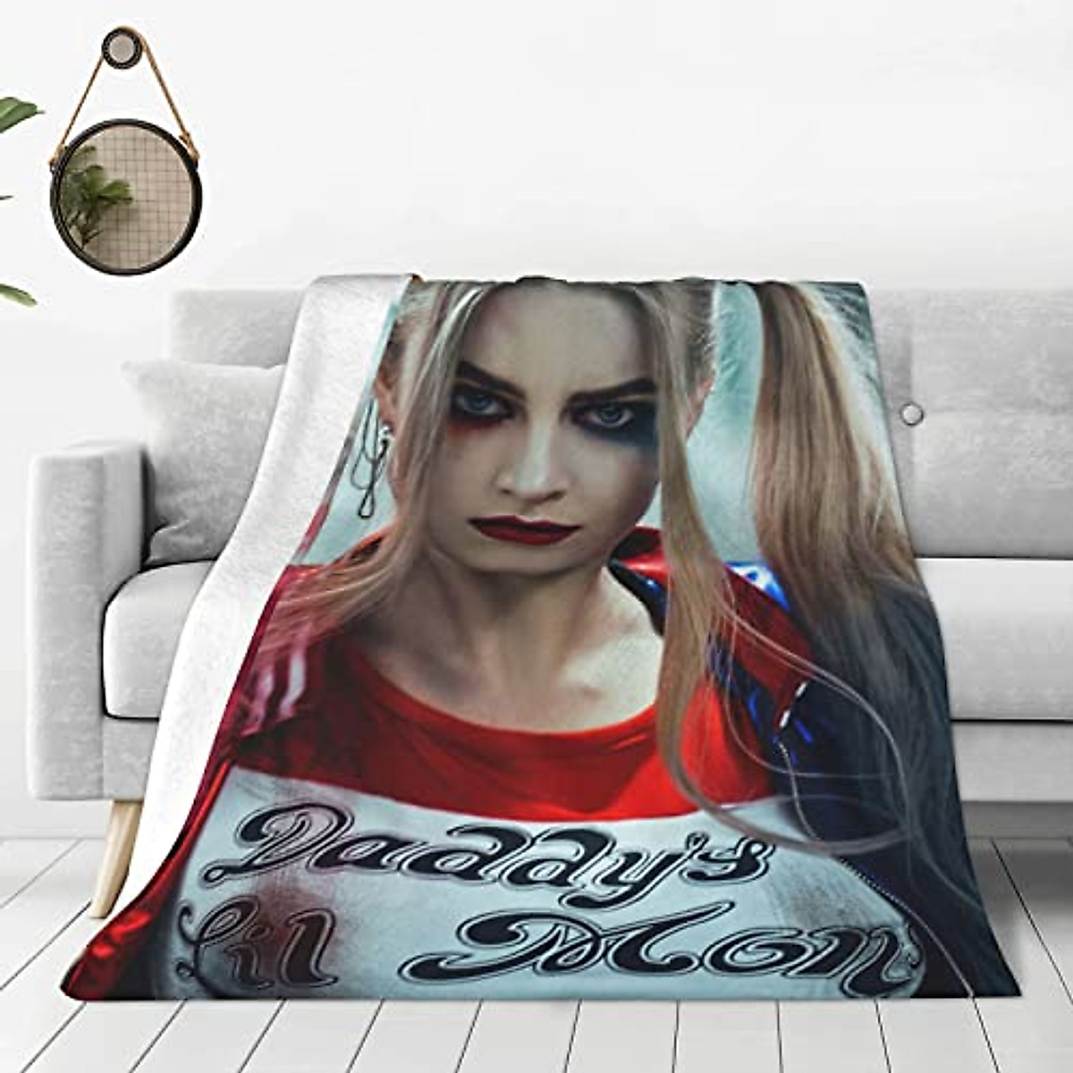 Anime Throw Blanket Cartoon Flannel Decor Blankets for Sofa All Season Super Cozy Plush Blanket All Season Gift for Bedroom Living Room Sofa Car 50''X40''