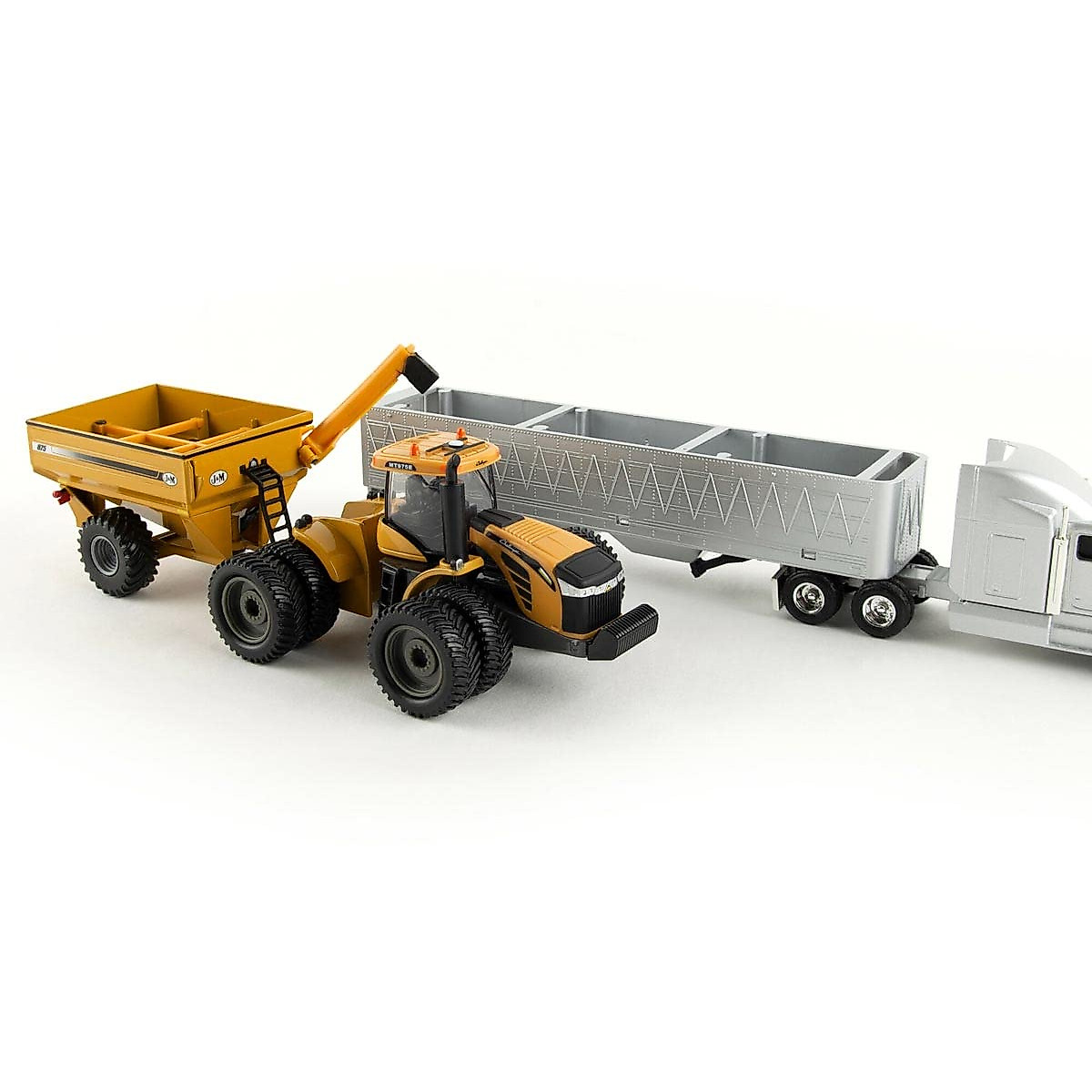 TOMY 1/64 AGCO 4 Piece Harvesting Set with Gleaner A86 Combine 16420