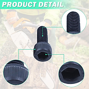 Adefol Muffler Screw Set for Husqvarna 435 440 445 450 3120 XP 455 460 461#725536855