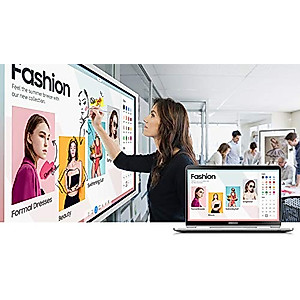 Samsung Flip 2 WM65R 65 Inch Digital Flipchart for Business 4K UHD 3840x2160 with Touch Screen, Wi-Fi, HDMI, USB (LH65WMRWBGCXZA)