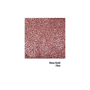 Hemway Craft Glitter 100g / 3.5oz Glitter Flakes for Arts Crafts Tumblers Resin Epoxy Scrapbook Glass Schools Paper Halloween Decorations - Fine (1/64" 0.015" 0.4mm) - Rose Gold