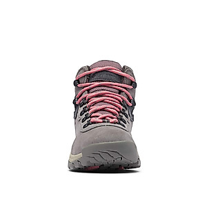 Columbia Women's Newton Ridge Plus Waterproof Amped, Stratus/Canyon Rose, 5