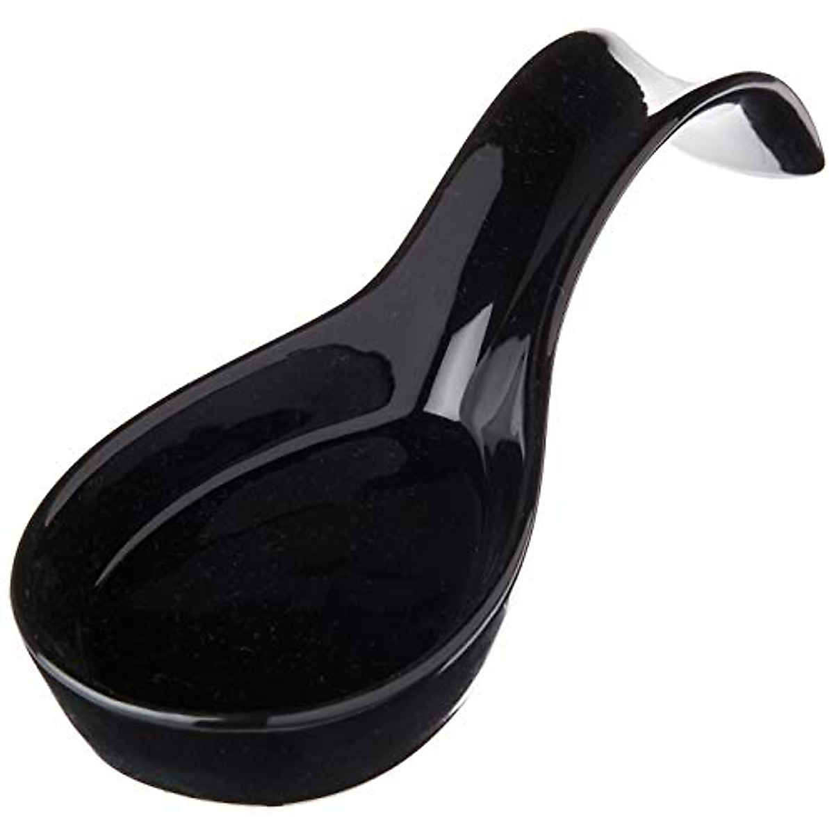 Fox Run Mason Jar Spoon Rest, 7.75 x 2.75 x 1.5 inches, Black