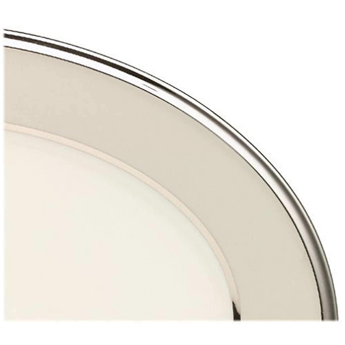 Lenox Ivory Frost Platinum Banded Ivory China 13-Inch Oval Platter