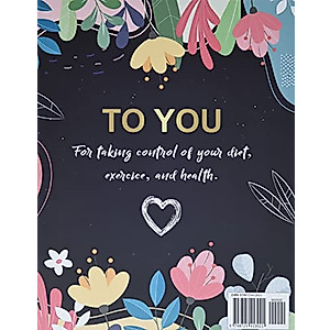 Weight Loss Journal for Women: Cute Food and Fitness Journal for Women | Motivational Diet and Exercise Planner | Daily Workout Program for Women