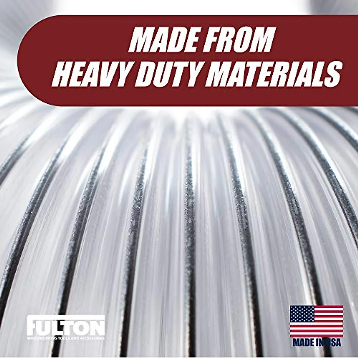 5" x 10' (5 inch diameter by 10 feet long) Ultra-Flex Clear Vue Heavy Duty PVC Dust, Debris and Fume Collection Hose - MADE IN USA!