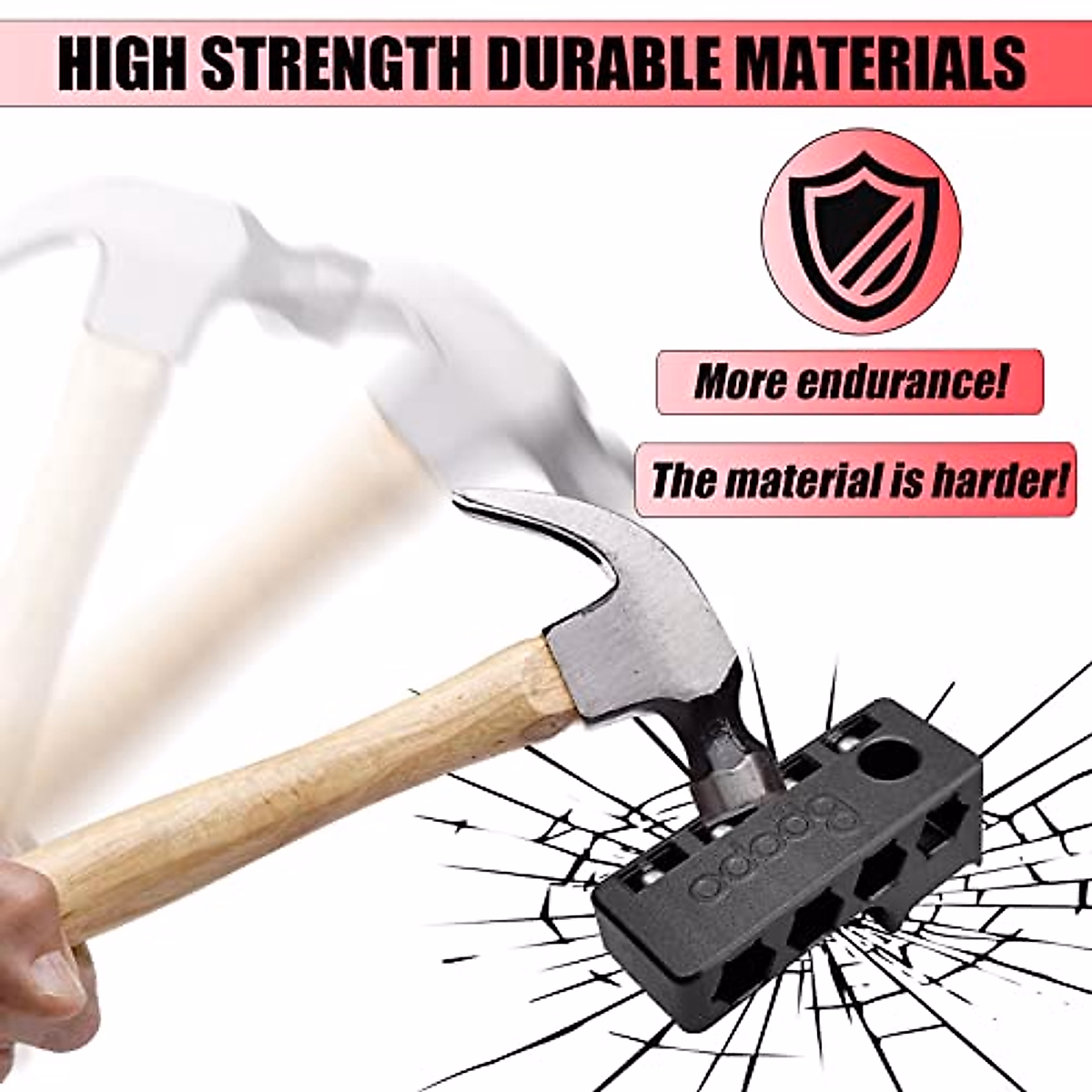 Powerful Magnet Bit Holders fit for Craftsman V20 Drill or Driver,Drill Bit Holster Storage 4 Hex Driver Bit on side of Power Drill for Easy Acces,Right Side