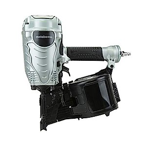 Metabo HPT Coil Framing Nailer | Pneumatic, 1-3/4-Inch up to 3-1/2-Inch | Wire Collated Coil Framing Nails | Tool-less Depth Adjustment | 5-Year Warranty | NV90AG(S)