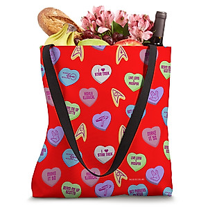 Star Trek Valentine's Day Hearts Tote Bag