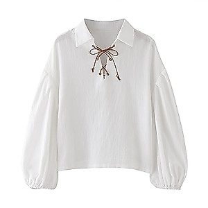 Unisex Baby V Neck T-Shirts Infant Long Sleeve Tees Letter Print Pullover Shirts Fall Outfits Clothes 0-3 Months Sweatshirt White