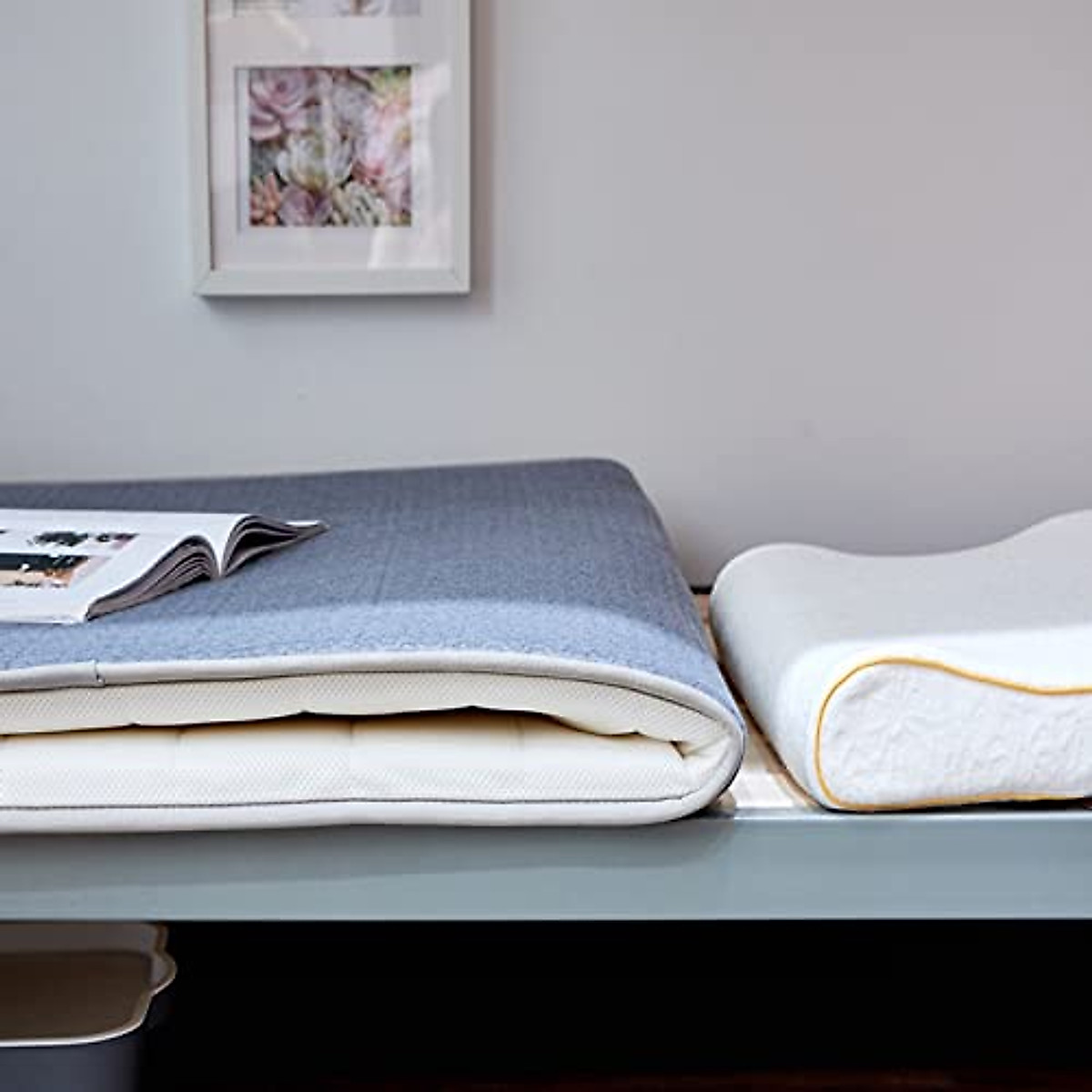 Comfortable Double-Sided Single Latex Mattress 90×200 Student Dormitory bunk Latex Mattress is Double-Sided Available (35X78in)